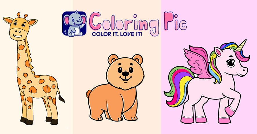 Easy Coloring Pages: Print it. Color it. Love it! - Coloring Pic